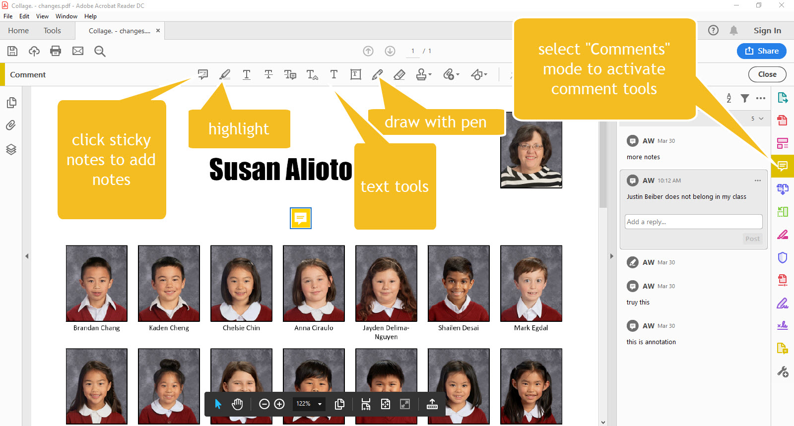 Yearbook Proofing – ST. ANNE SCHOOL